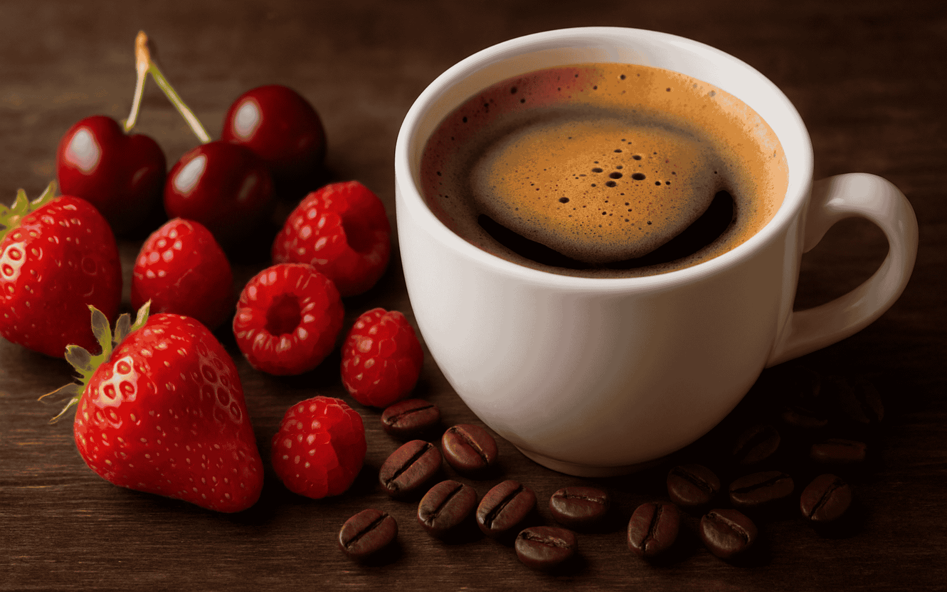 Cafés com notas de frutas vermelhas: aroma e sabor únicos
